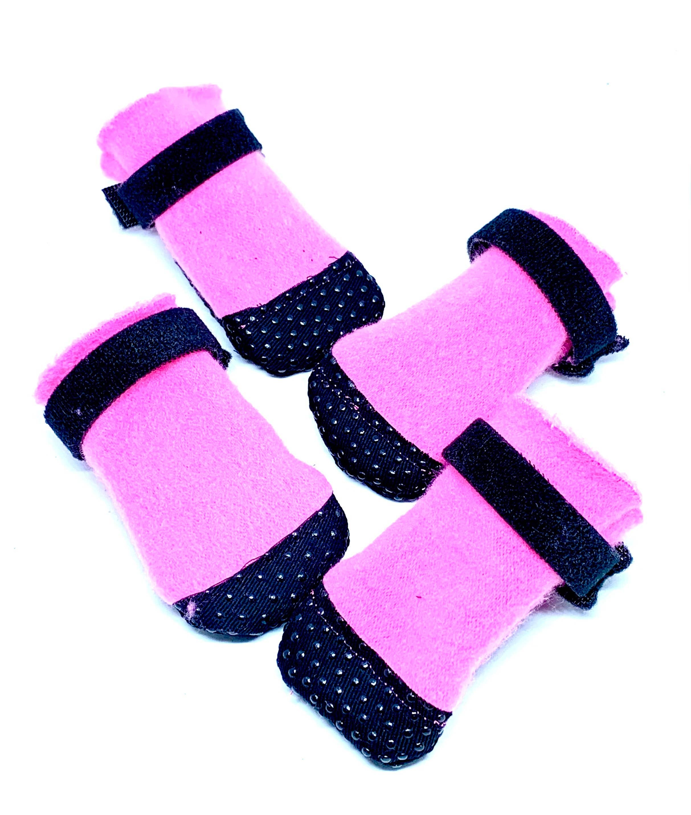 Handmade Dog Booties Pink | Lolly & Pups